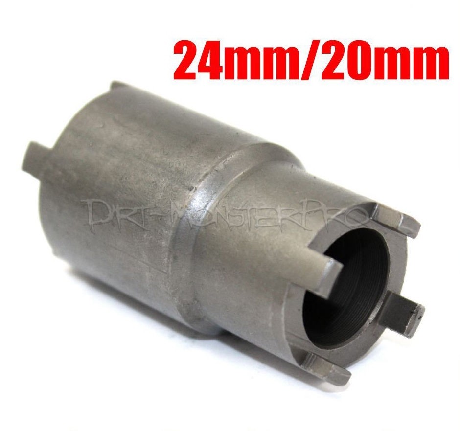 20mm 24mm Lock Nut Clutch Removal Tool 4-Pin Spanner Socket Wrench for ...