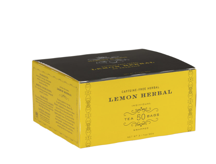 Harney and Sons Raspberry Herbal Caffeine Herbal 50 Teabags per Box for ...