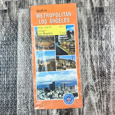 AAA Automobile Club Guide to Metropolitan Los Angeles 1976 Map | eBay