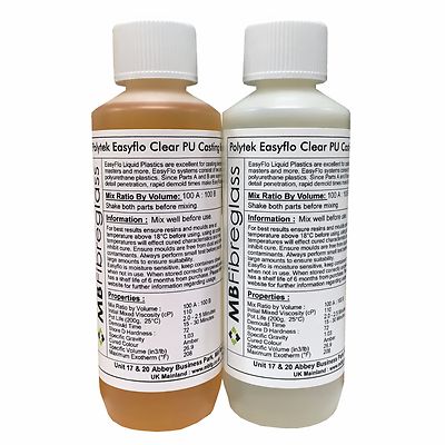 EasyFlo Clear - 500ml Fast Cast Polyurethane Liquid Plastic Kit | eBay