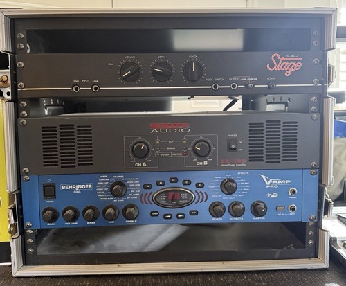 Audio Rack Setup,Amplifier,Reverb,midi foot controller &Effects ...