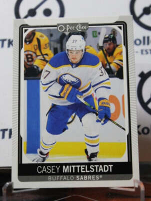 2021-22 O-PEE CHEE CASEY MITTELSTADT # 465 BUFFALO SABRES NHL HOCKEY ...