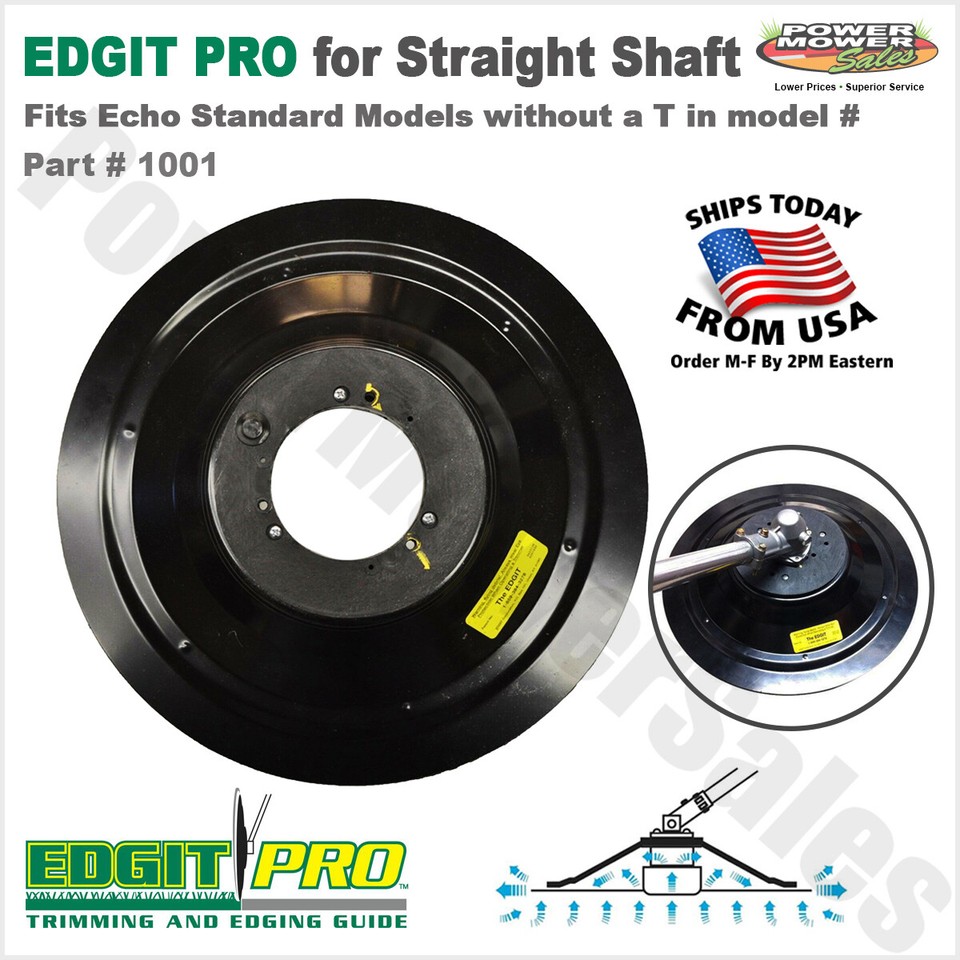 Edgit Pro Compatible with Echo-Standard Model Straight Shaft Trimmers ...