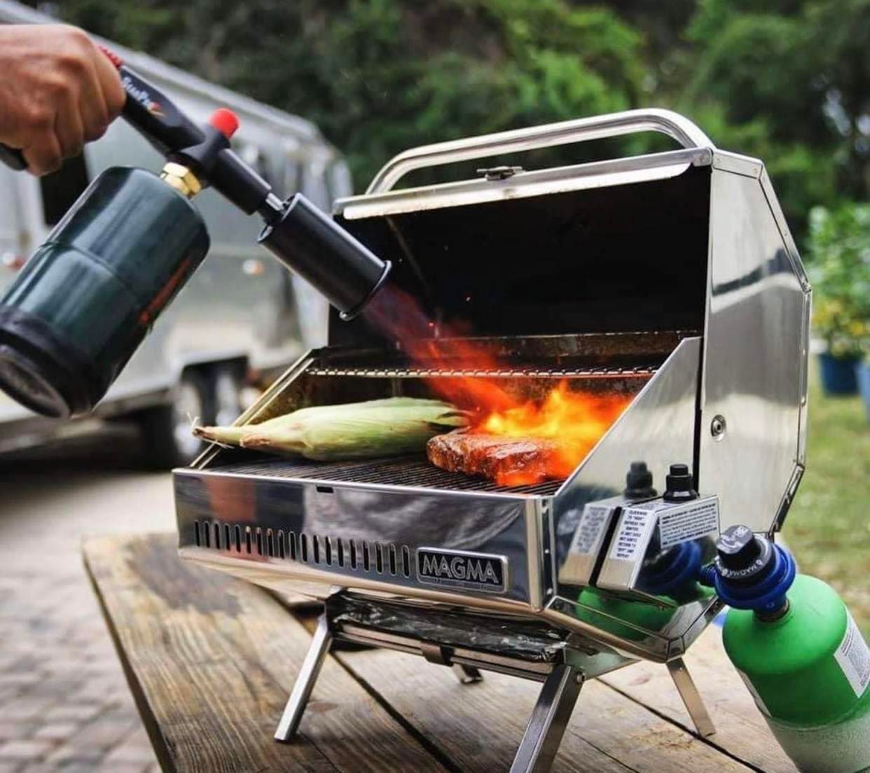 BBQ GRILL, CHARCOAL LIGHTER AND SMOKER ACCESSORY SEARPRO S.A.F.E. FLAME ...
