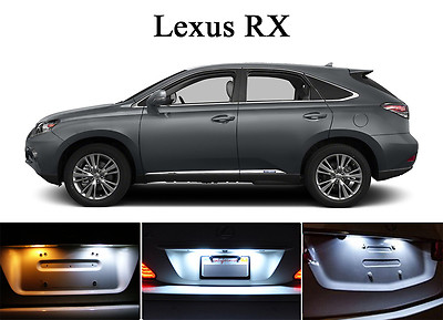 Xenon White License Plate / Tag LED light bulbs for Lexus RX 330 RX 350 ...