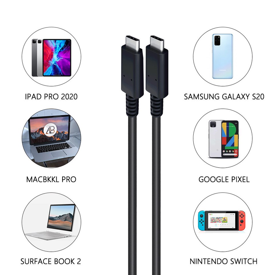 Genuine Lenovo USB-C Cable 1m 4X90U90619 60W for ThinkPad Universal USB ...