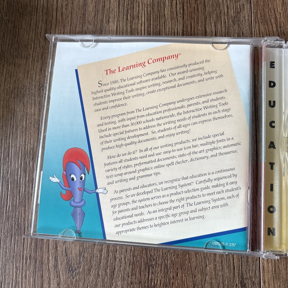 The Learning Company Ultimate Writing & Creativity Center Ages 6-10 CD ...