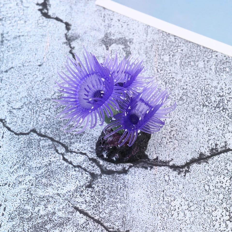 Aquarium Accessories Betta Fish Decorations Tank Simulated Coral | eBay ...