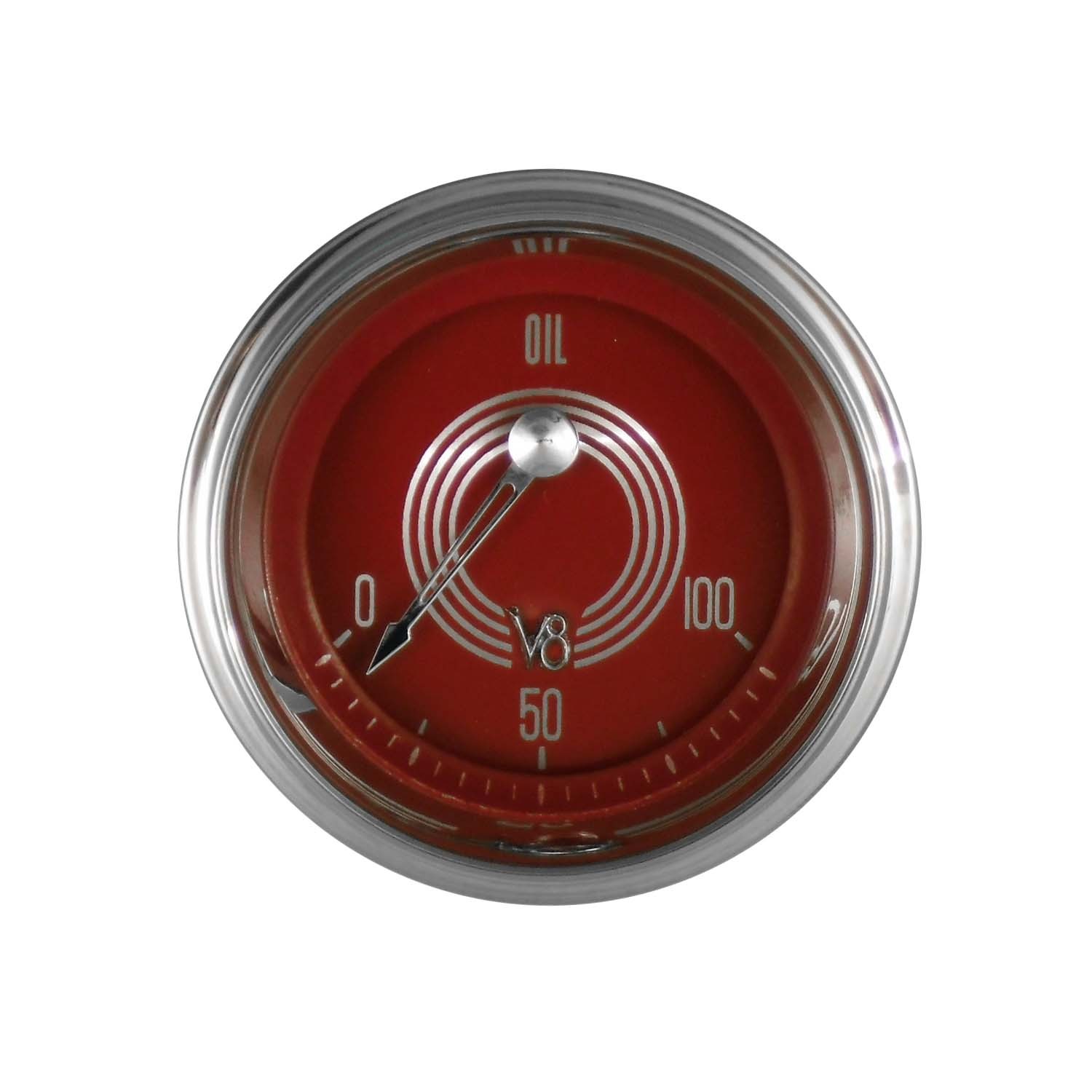 Classic Instruments Speedster Series 5 Gauge Set SpeedTach Red Steelie ...