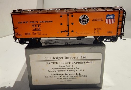 Challenger Imports HO Brass Steel Ice Refrigerator Car Class R40-23 PFE ...