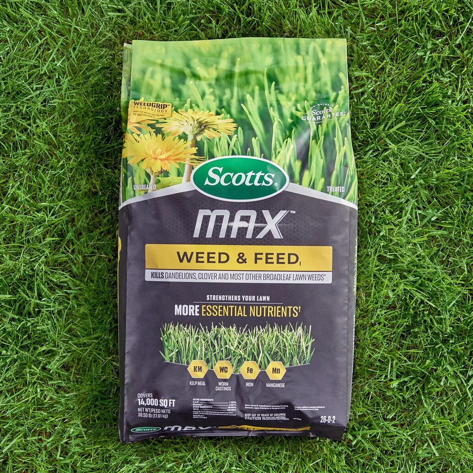 Scotts MAX Weed & Feed, 40 Pounds (Covers 14,000 Square Feet) | eBay