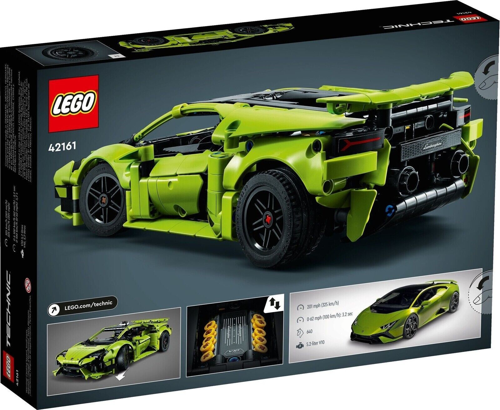 1 x lego 42161 technic lamborghini huracan tecnica car brand new in ...