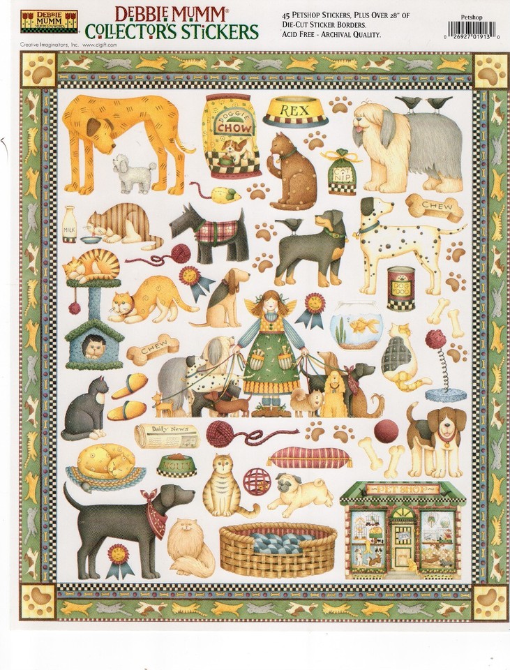 Debbie Mumm Collector's Stickers ~ Choice of 19 Designs ~ Noah's ...