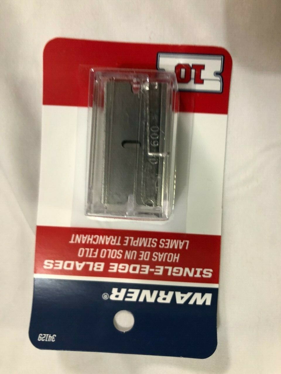Lot of 10 WARNER SINGLE EDGE RAZOR BLADES W DISPENSER BOX CUTTER (total ...