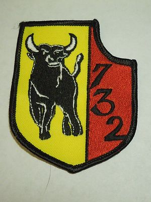 US Military 732 Bull Squadron Insignia Sewing Patch | eBay