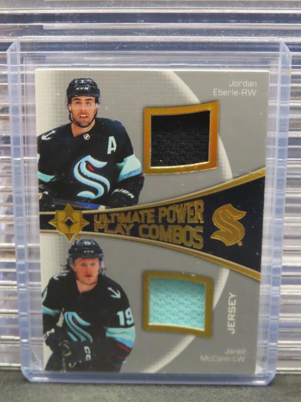 2022-23 Ultimate Collection Jordan Eberle Jared McCann Player Jersey # ...