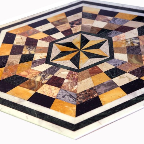 24" Marble Center patio Table Top Inlay multi stones art Handmade Work ...