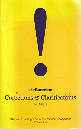 Corrections and Clarifications by Mayes, Ian Paperback Book The Fast ...