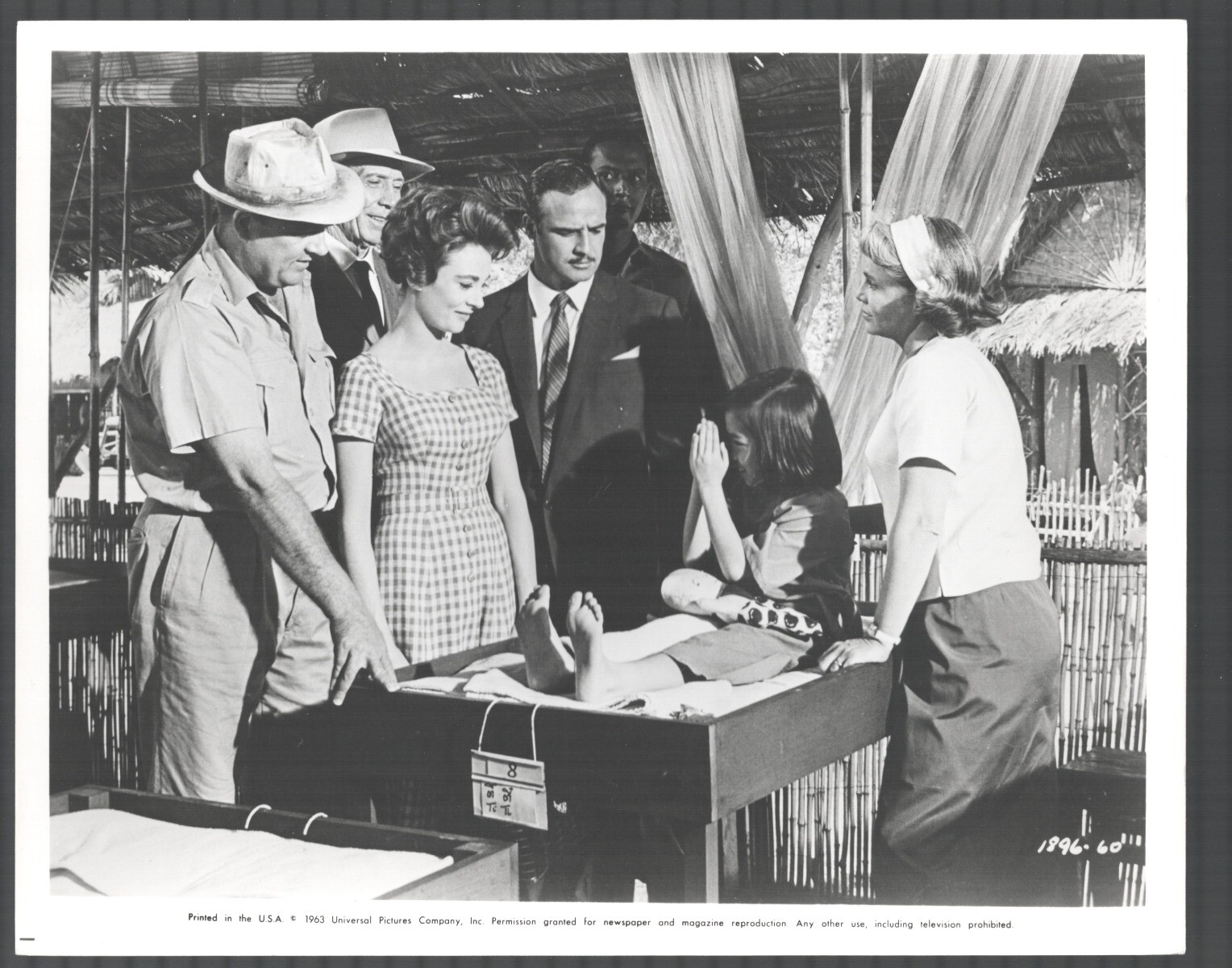 Ugly American 8x10 Movie Still Marlon Brando Sandra Church Jocelyn ...