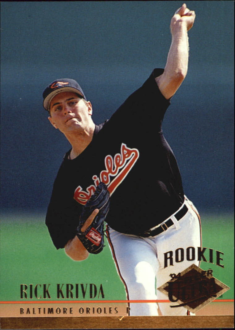 1994 Ultra Baltimore Orioles Baseball Card #306 Rick Krivda Rookie | eBay