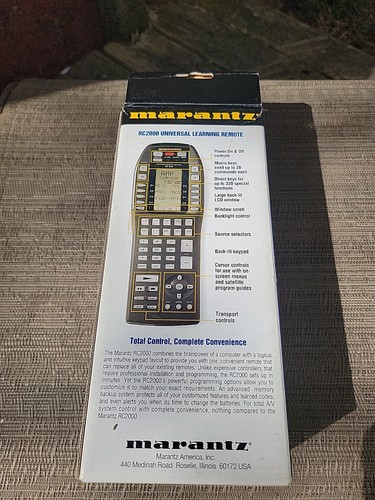 MARANTZ RC2000 Remote Control Universal Audio Learning Programmable ...