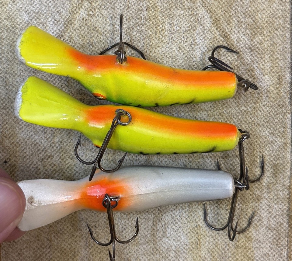 Vintage Lindy Little Joe Shadling Shallow Crankbait Lure Walleye Lot of ...