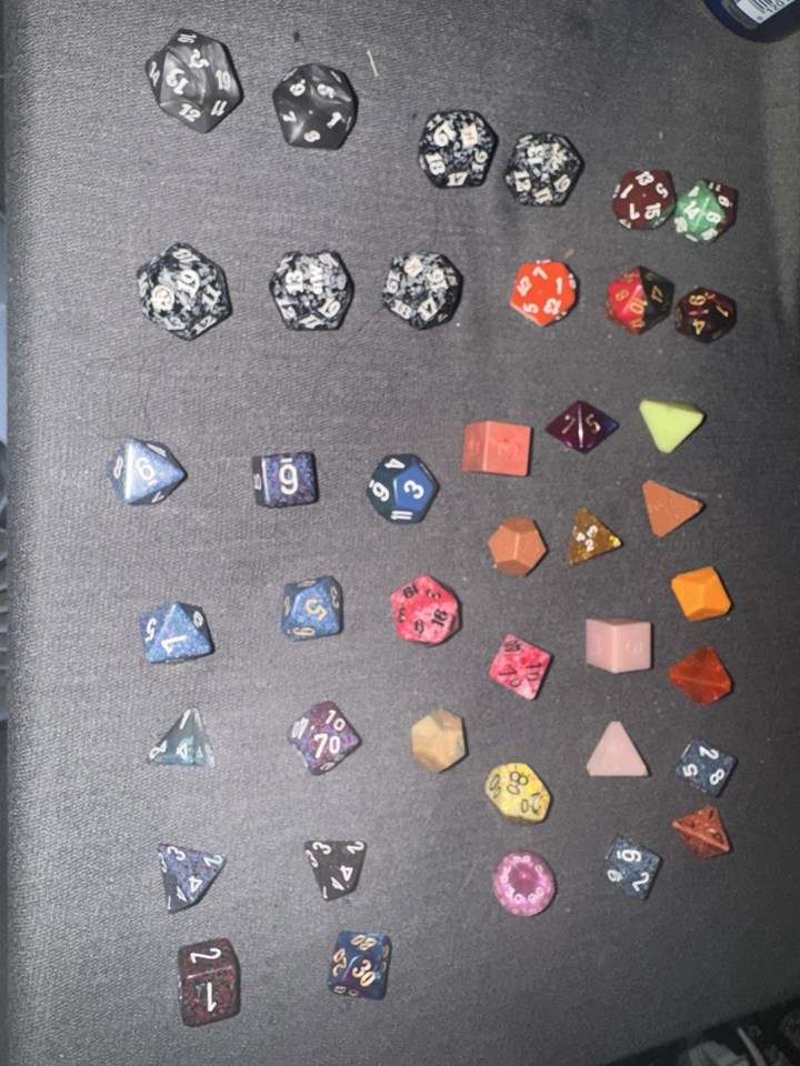 Mixed Lot Vtg Dungeons&Dragons 1980's Armory Gamescience Sharp edge & MTG Dice | eBay