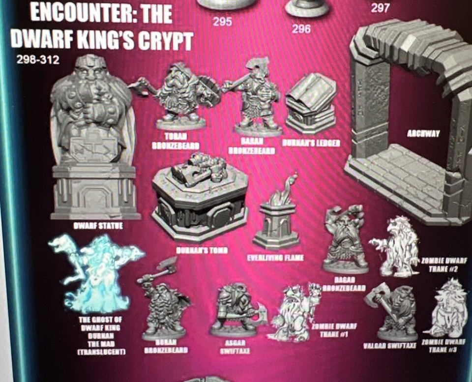 Bones Crypt of the Dwarf King Reaper Miniatures Dungeons and Dragons ...