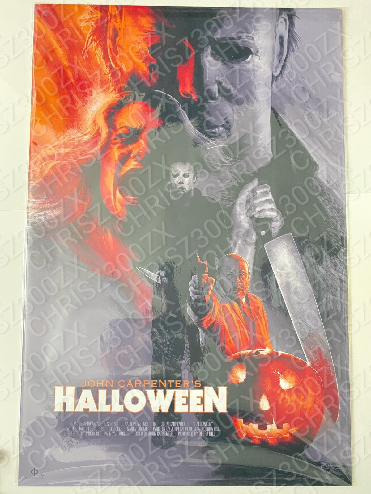 Halloween Barret Chapman Myers Movie Poster Screen Print Art 24x36 ...