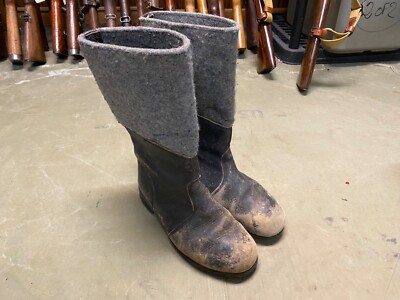 WWII GERMAN WINTER FELT BOOTS-SIZE 10, POST WAR MADE | eBay