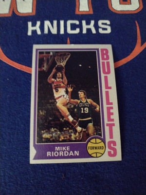 1974-75 Topps Basketball #102 Mike Riordan Capitol Bullets Near Mint | eBay