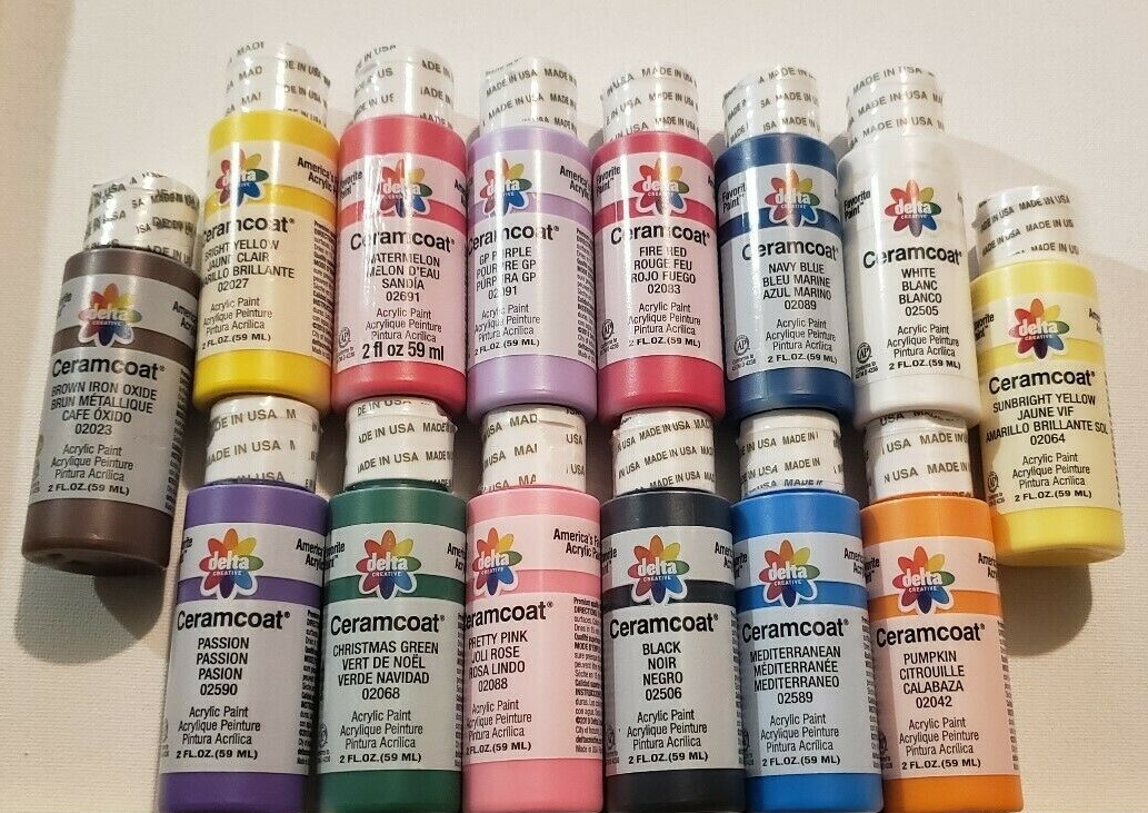 Delta Ceramcoat Color Chart