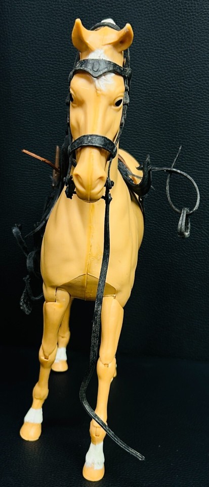 Lot of 3x Vintage Louis Marx Plastic Horse Toys with Accessories | eBay