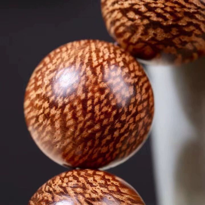 Dragon Scale Wood Bead Bracelet Snake Grain Agarwood Rosewood Prayer ...