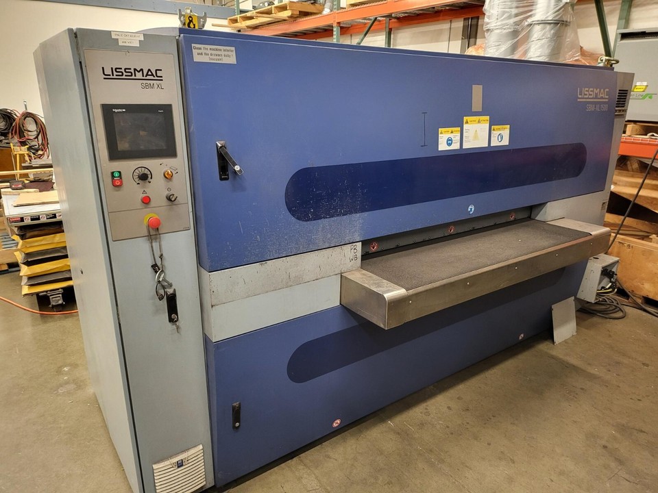 Lissmac SBM-XL 1500 G2S2 Edge Rounding and Deburring Machine MFG 2014 ...