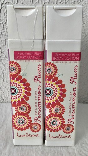 NEW Love & Toast Persimmon Plum Body Lotion With Shea Butter 6.7 Oz Ea ...