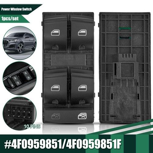 Electric Power Window Master Switch For Audi A3 A6 S6 Q7 4F0959851F ...