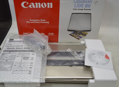Canon CanoScan LiDE 80 35mm film CIS Color Image Scanner *New Unused ...