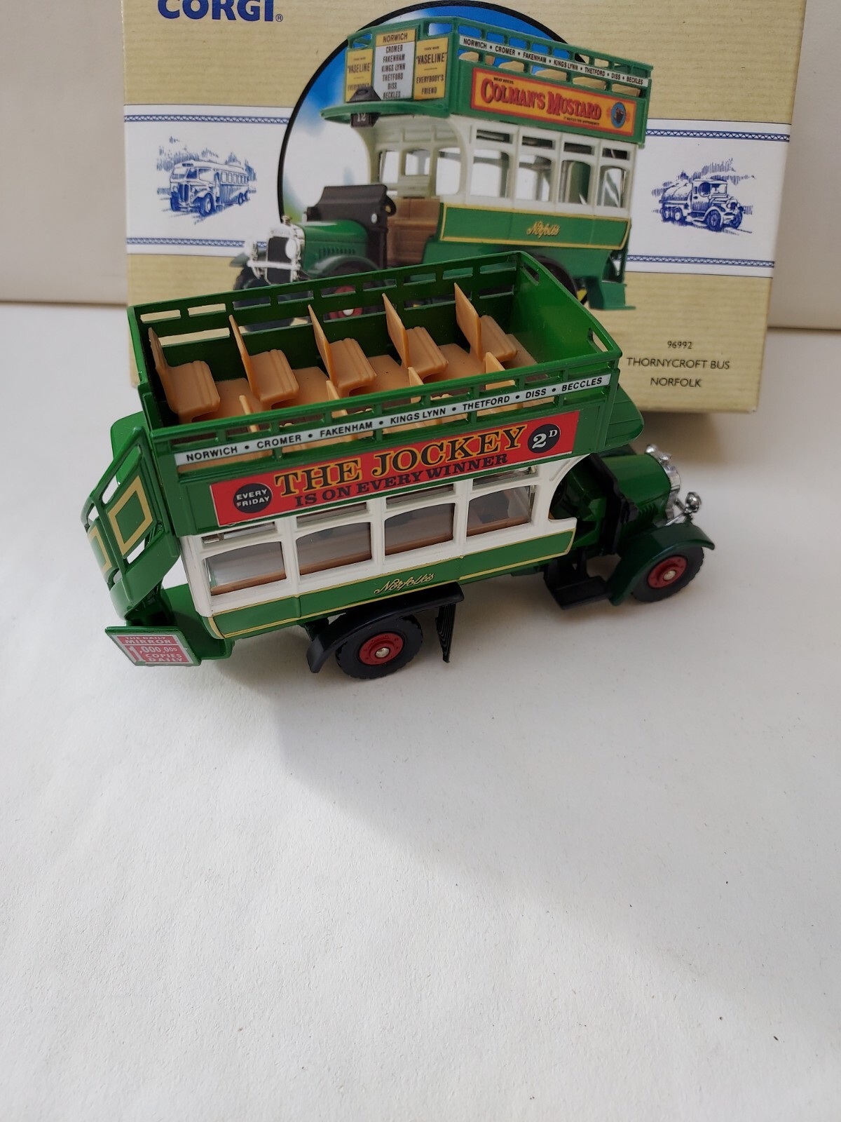 corgi classic THORNEYCROFT BUS NORFOLK 96992. 1/50 Scale. | eBay