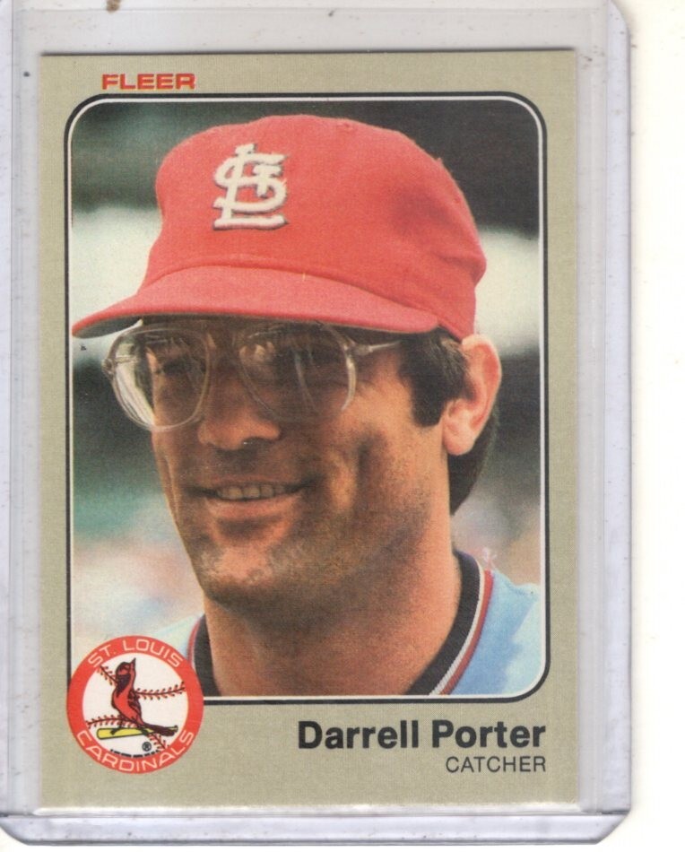 1983 Fleer - #18 Darrell Porter St. Louis Cardinals baseball card | eBay