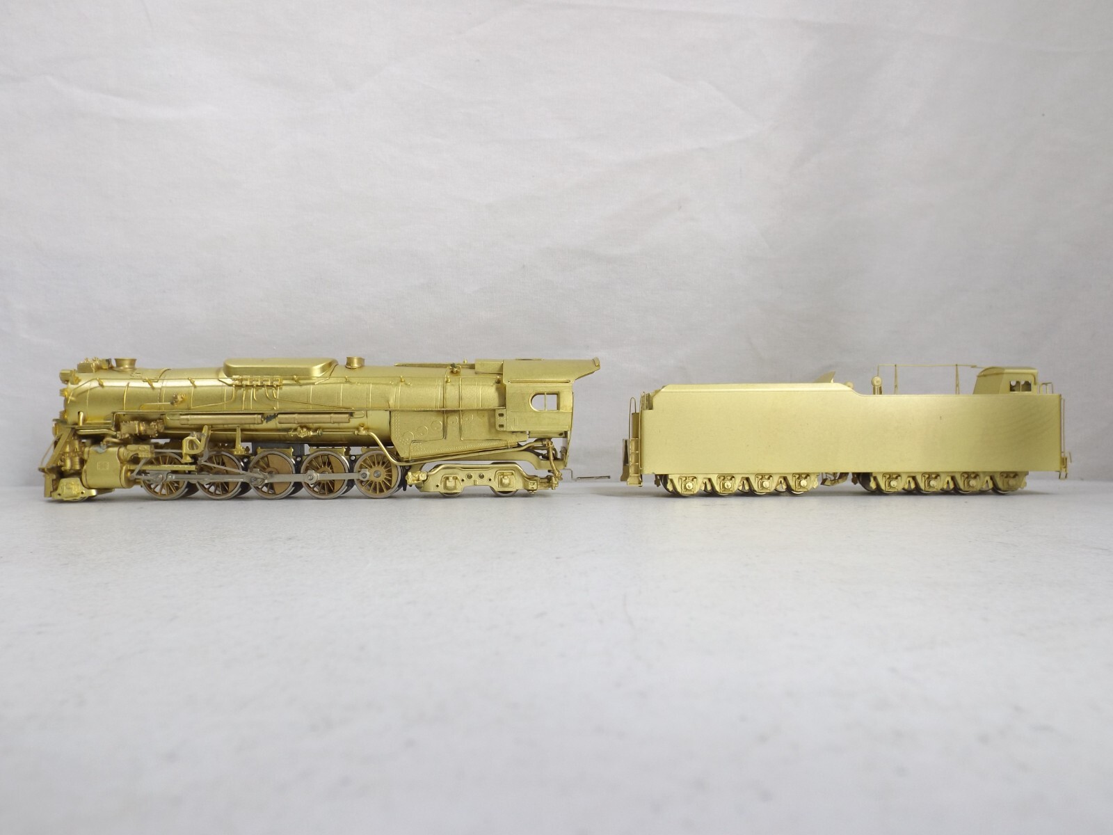 HO Sunset Models brass Pennsylvania RR 2-10-4 J1 steam engine in ...