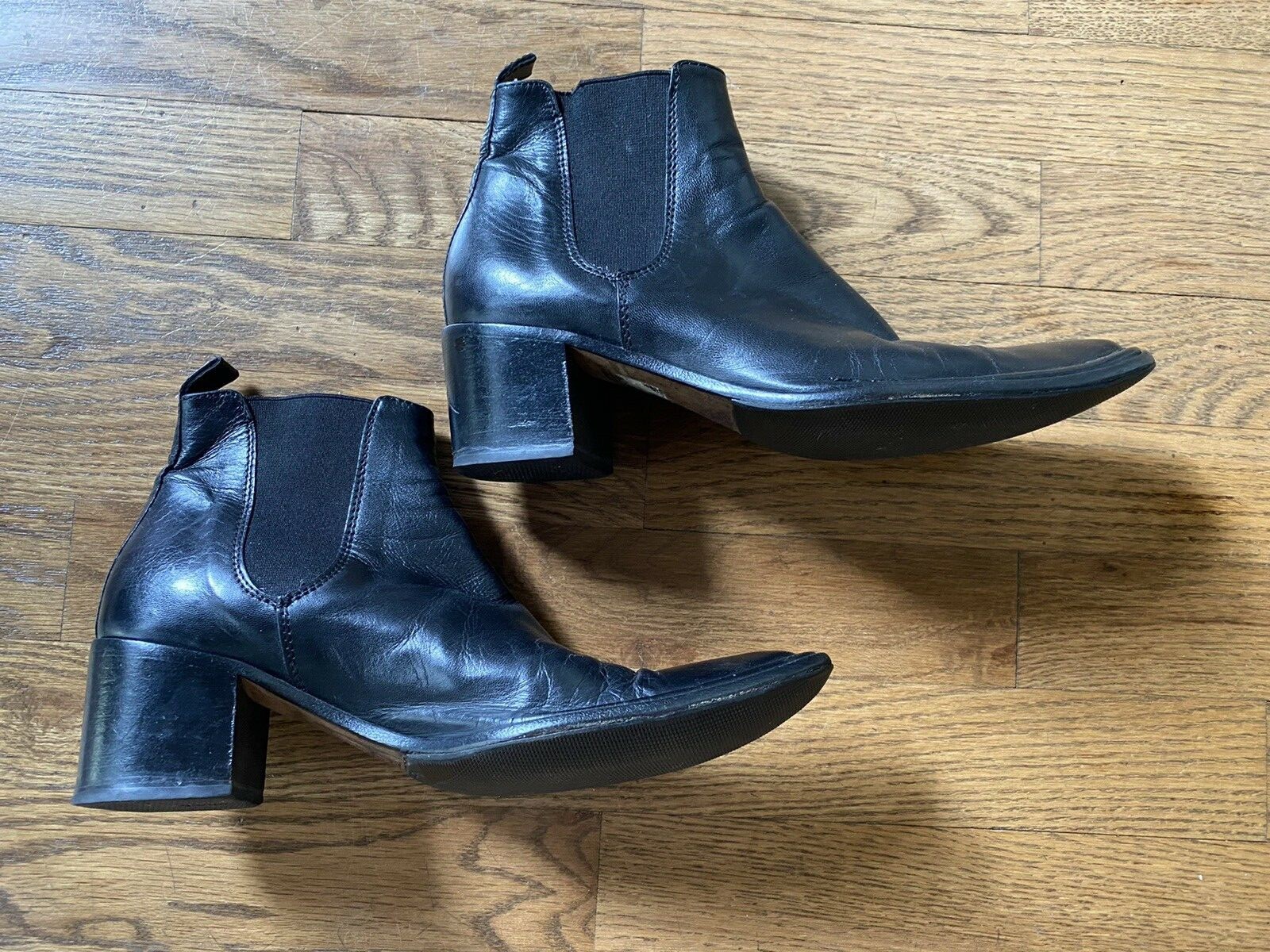 Alberto Fermani Italian Black Leather Womens Heeled P… - Gem