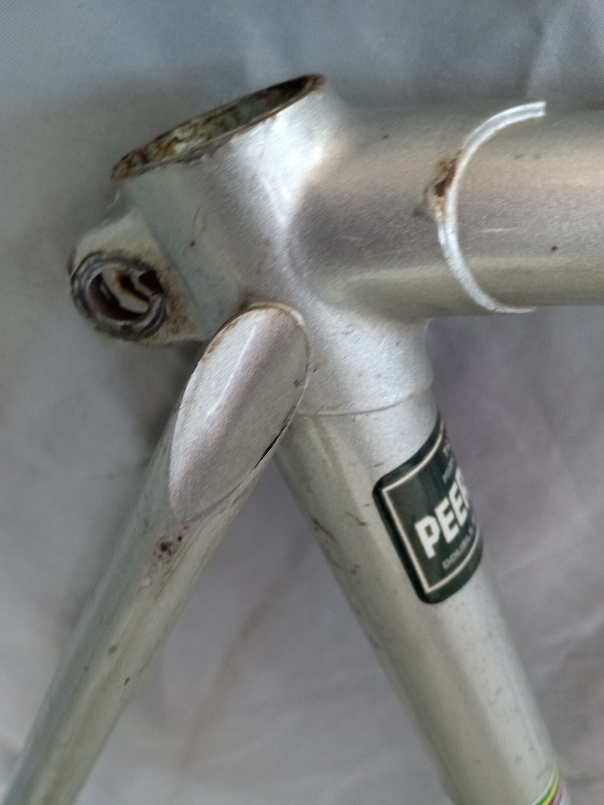 1980 Sekai 2400 Vintage Road Bike Frame Set 58cm Large Tange Steel USA ...