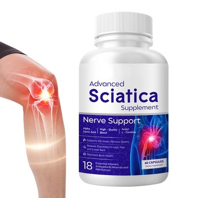 60pcs Nerve Relief Capsules Advanced Sciatica Supplement Neuropathy ...