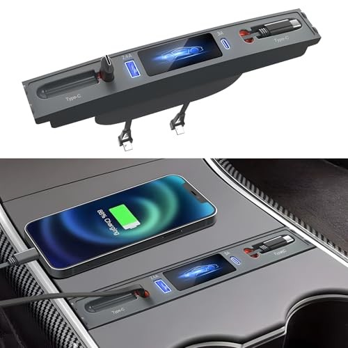 2 Type-C Tesla USB Hub for Tesla Model 3 Model Y Accessories 2024 2023 ...