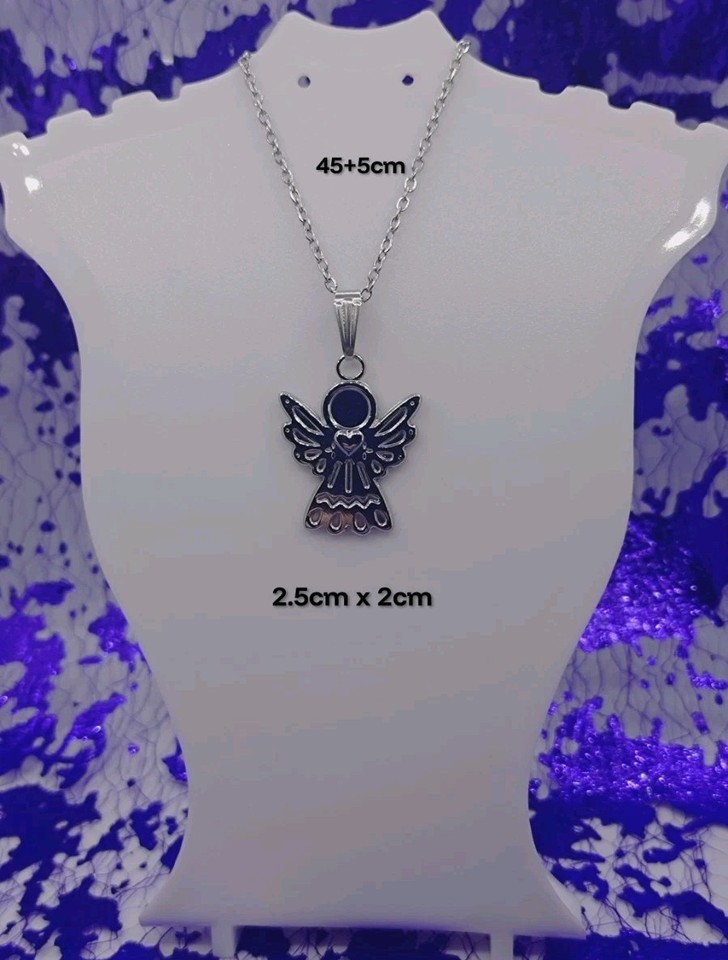 Angel Necklace Angel Wings Design HQ Stainless Steel Heaven Jewellery ...