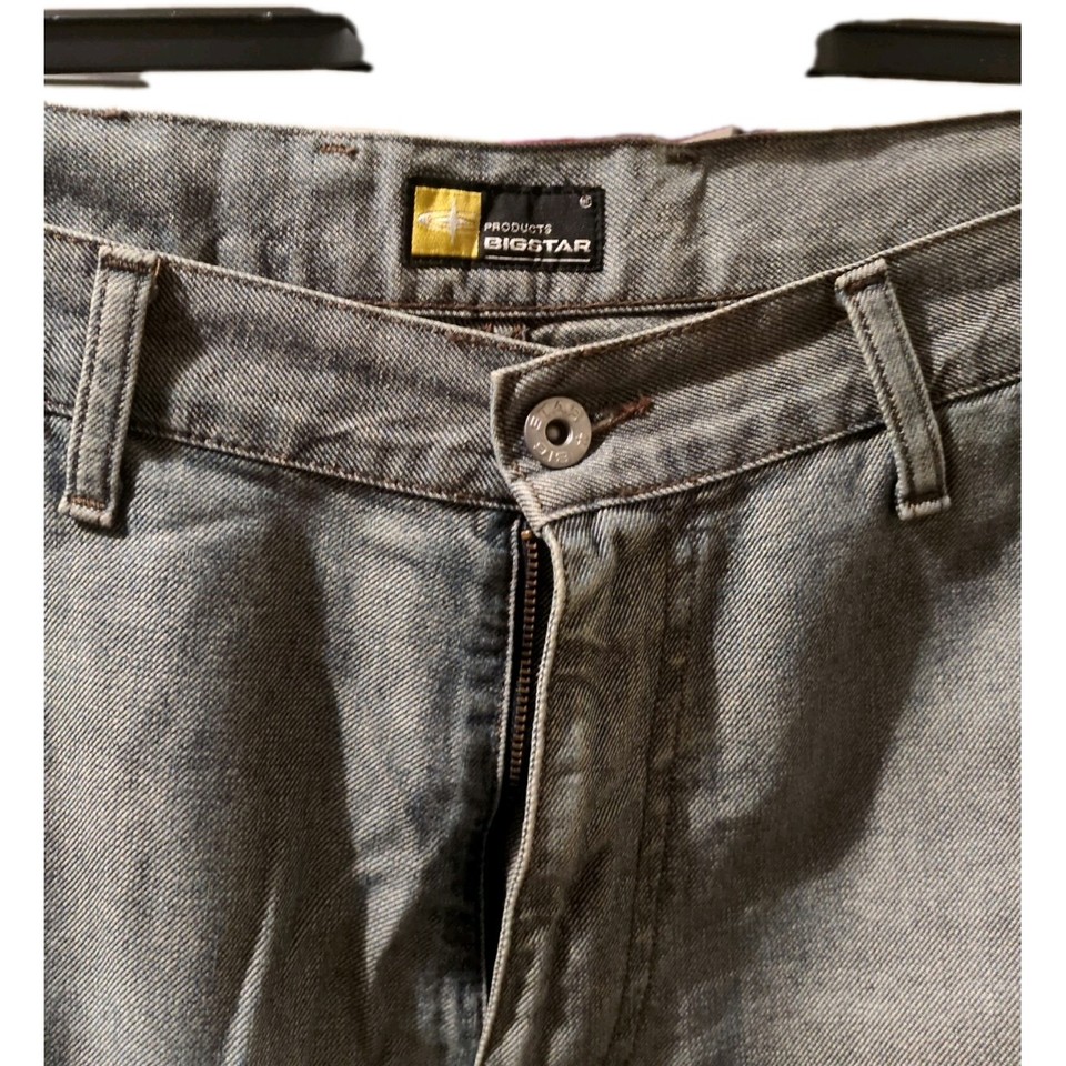 Big Star Men's Cargo Trousers Size W32 L32 Faded Denim Grey/Blue | eBay UK