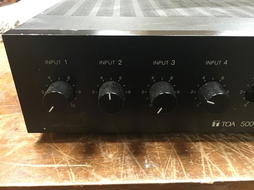 TOA 500 SERIES, A-512A AUDIO AMPLIFIER/MIXER | eBay