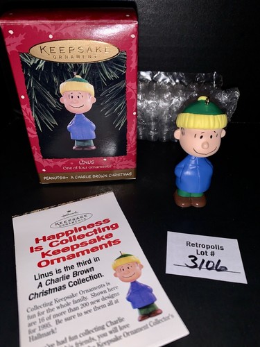 Hallmark Christmas Tree Ornament 1995 Linus A Charlie Brown Peanuts | eBay