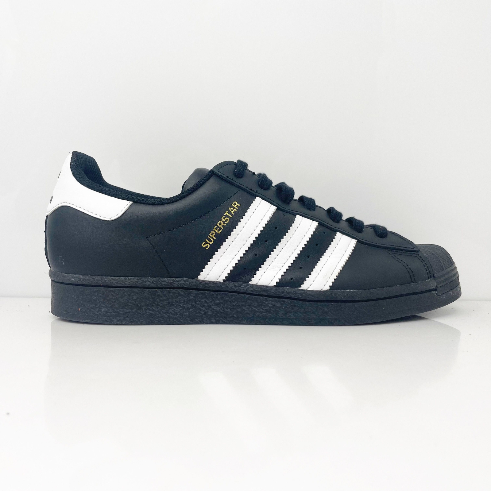 Adidas Mens Superstar EG4959 Black Casual Shoes Sneakers Size 8.5